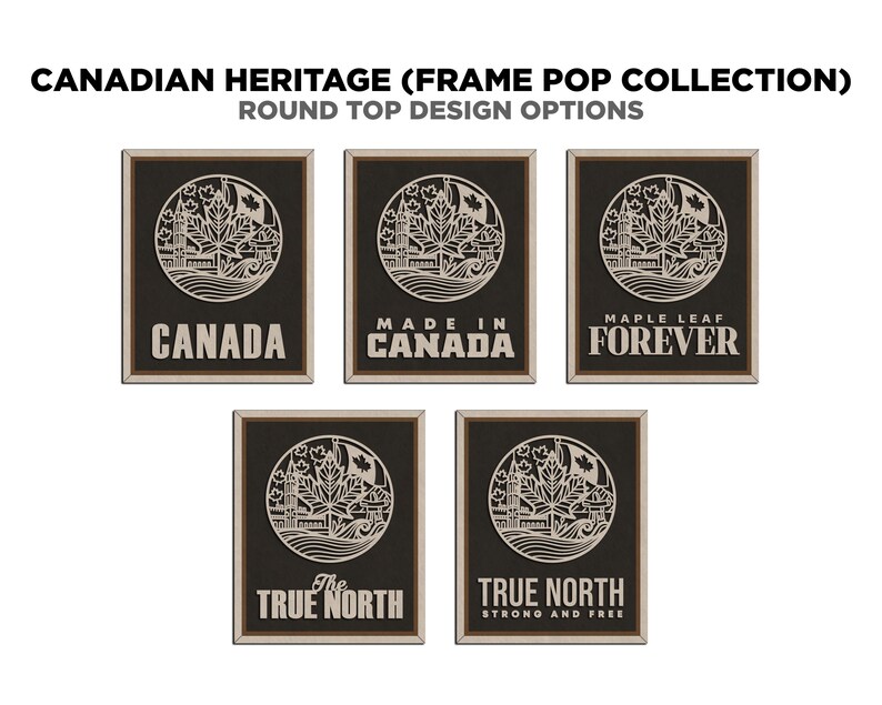 Canadian Heritage Series - Framepop Collection - SVG, PDF, Ai File ...