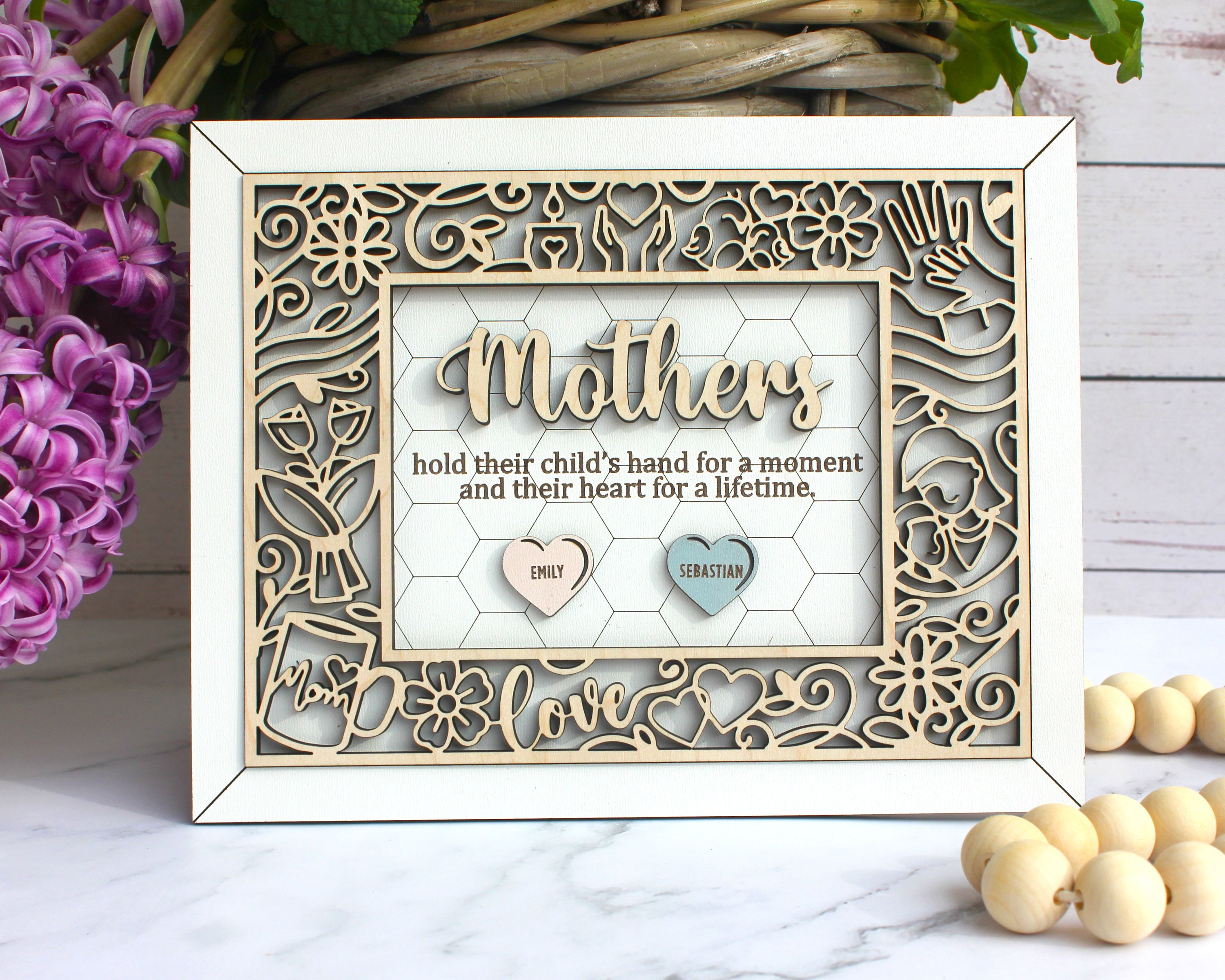 The Beautiful Mom Customizable Sign - SVG File Download - Sized for ...