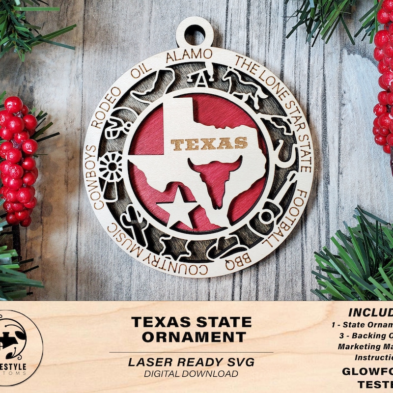 Texas Christmas Svg File - Etsy