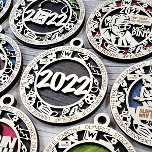 2022 Themed Ornaments - 10 Unique Designs - SVG, PDF, AI File Download ...