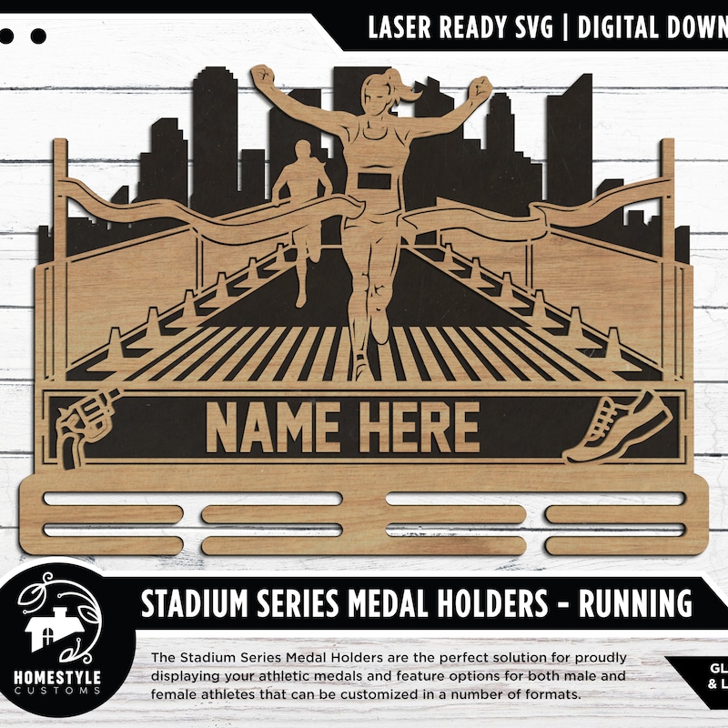 Running Medal Holder - Etsy