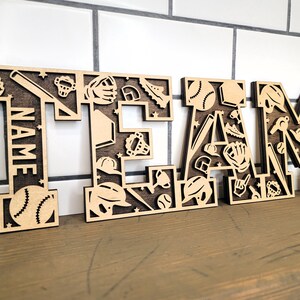 Stadium Series Letters and Numbers - Baseball - Customizable and Non ...