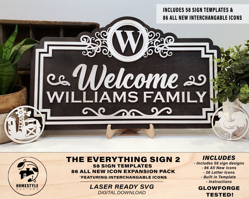 The Everything Sign 2 Bundle - 57 Designs, 86 Icon Symbols, 26 Icon ...