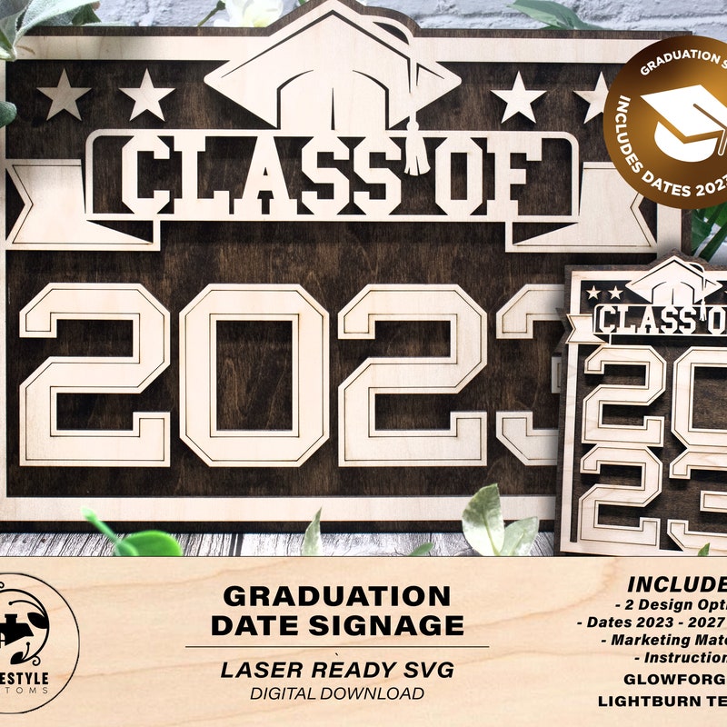 Graduation Sign Svg - Etsy