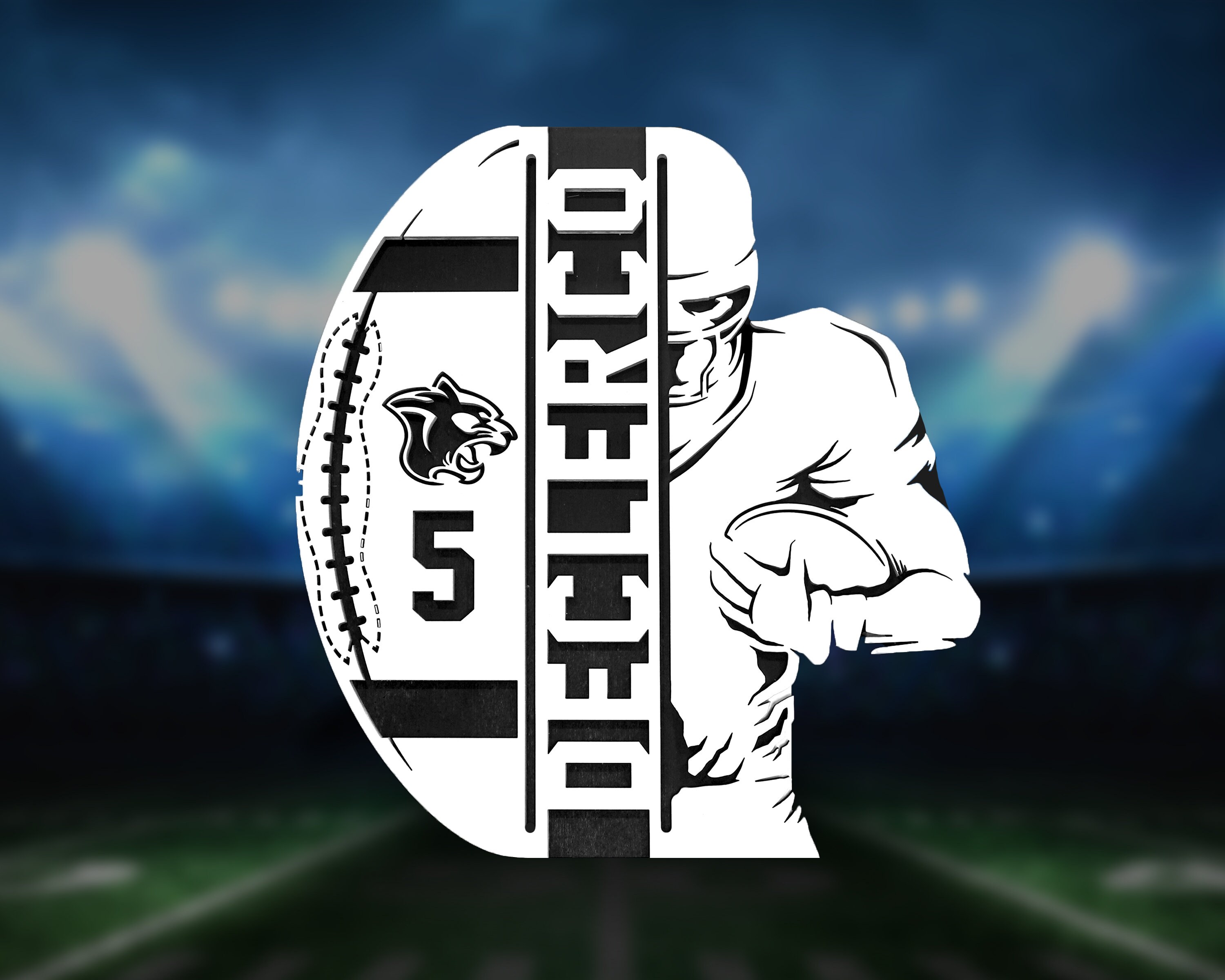 Stadium Series Football Signage 3 Designs Included and Two - Etsy