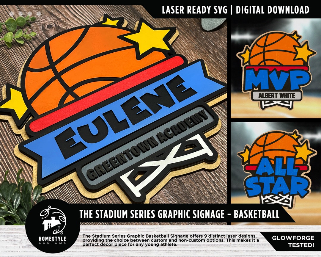 Stadium Series Graphic Signage - Basketball - 10 Custom and Non Custom ...