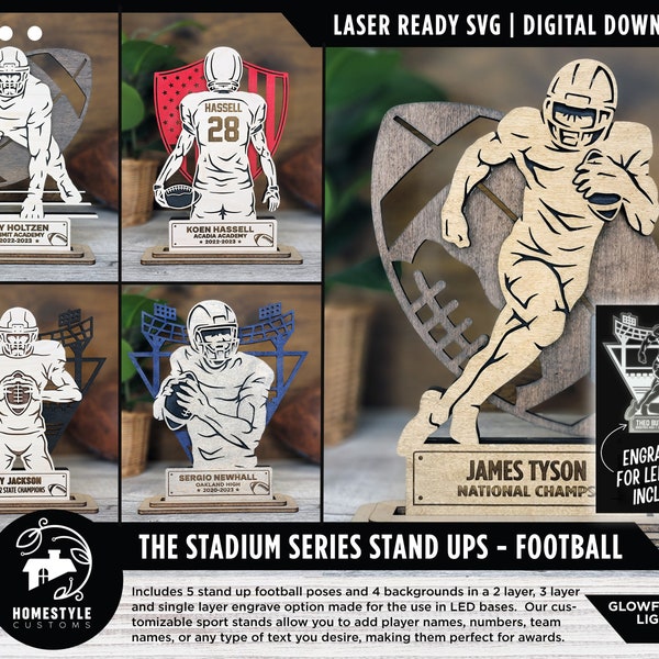 Stadium Series Football Signage Svg - Etsy