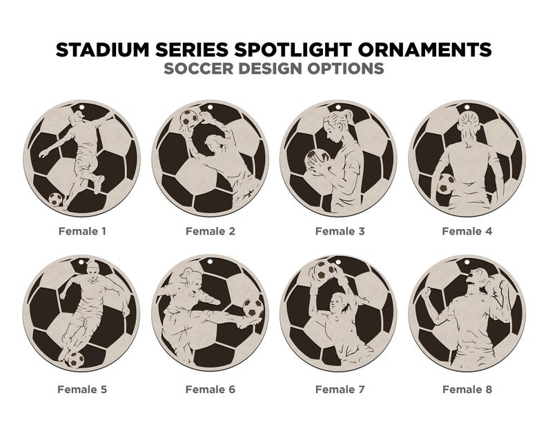 Stadium Series Spotlight Ornaments - Soccer Expansion Set - 16 ...