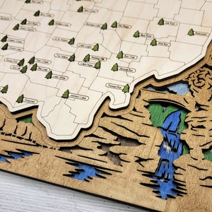 The Ohio State Park Map - Custom and Non Customizable Options - SVG ...