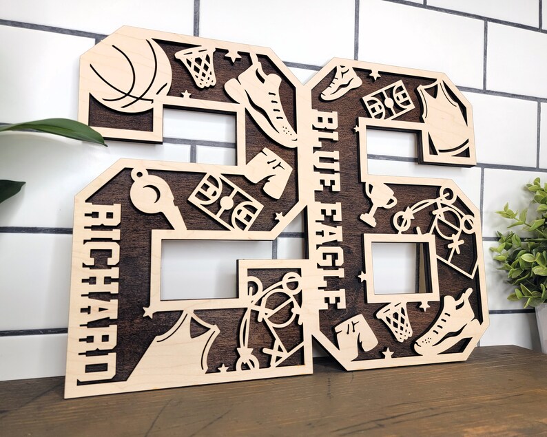 Stadium Series Letters and Numbers - Basketball - Customizable and Non ...