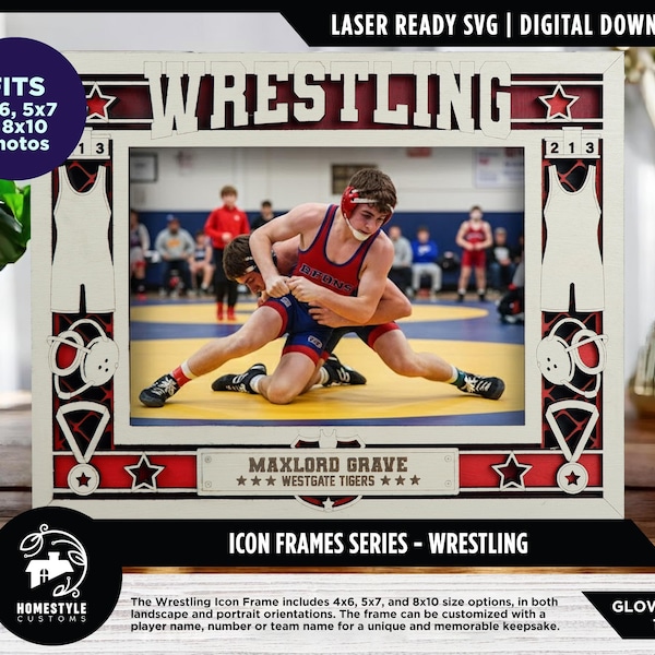 Wrestler Frames - Etsy UK