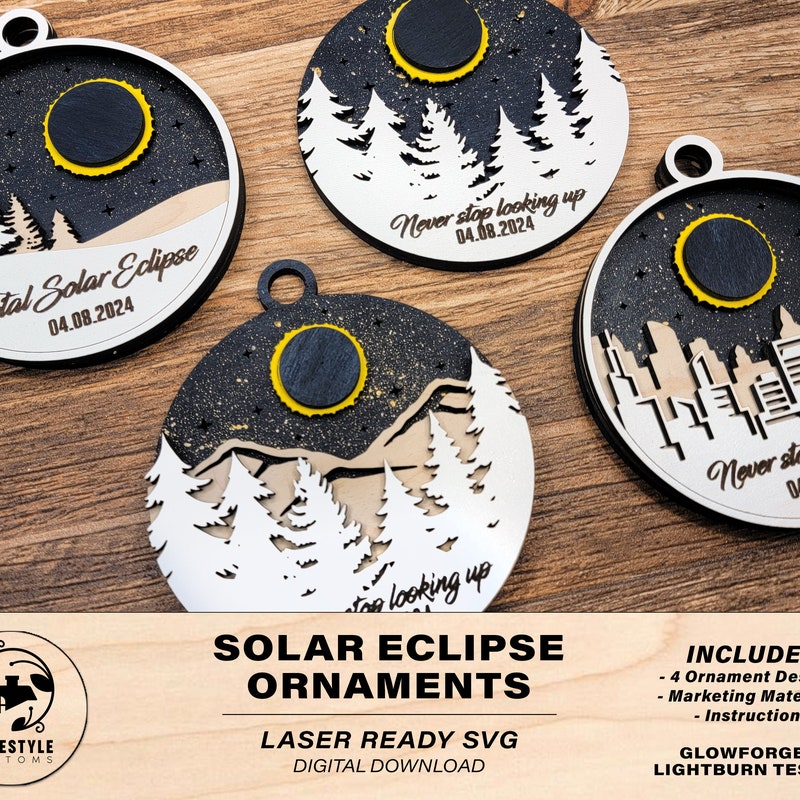 Solar Eclipse Svg - Etsy