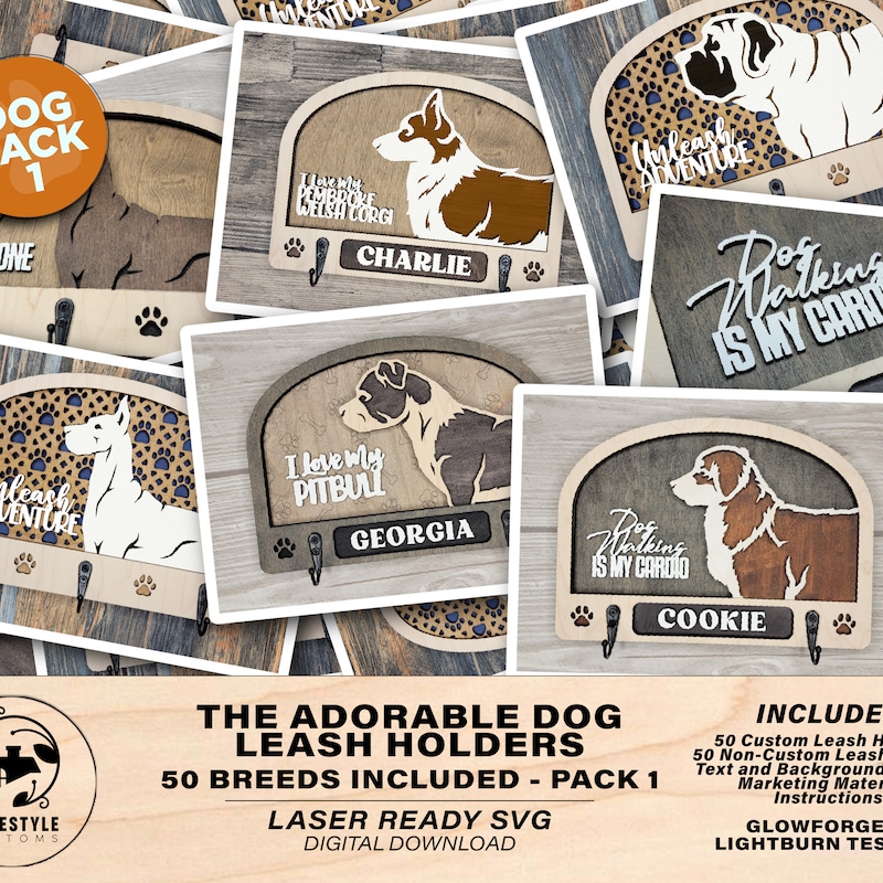 Leash Holder Svg - Etsy
