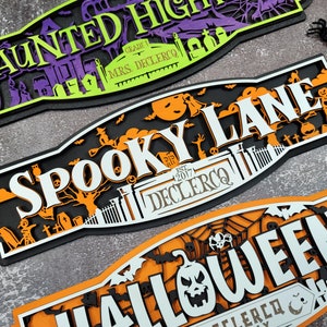 Spooktacular Halloween Street Signs - 3 Street Signs Designs Included ...