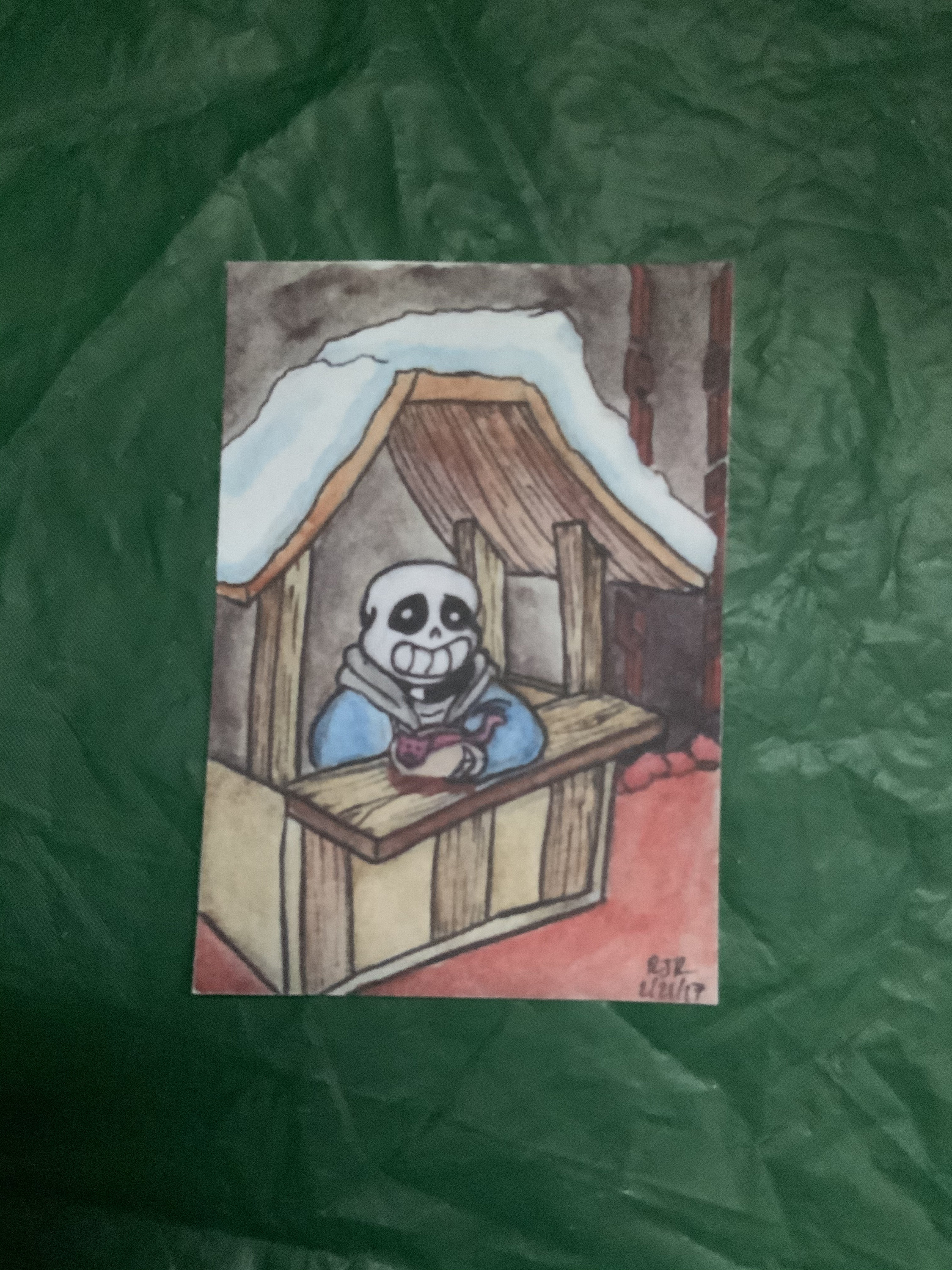 Undertale ACEO Cards Alphys, Gaster, and Sans limited Edition Art Cards ...