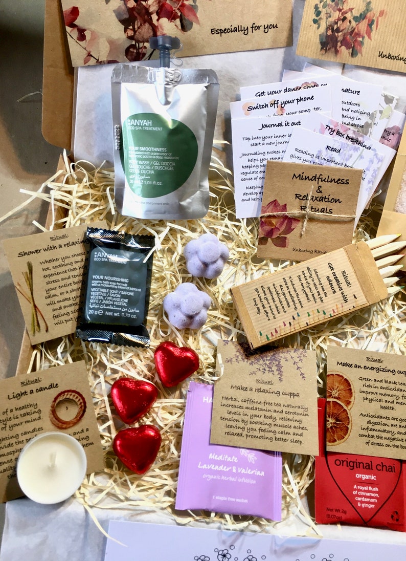 MINDFUL Box, PAUSE, De-stress Gift Set, Letterbox Gift, Self Care ...