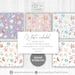 Summer Seamless Pattern Seashells Watercolor Art | Beach Ocean Digital ...