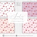 Coquette Cherry With Pink Bow Seamless Pattern Design | Hand Painted ...