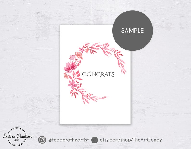 Watercolor Floral Frame Clipart Hand Painted Flowers Wreath PNG Spring ...