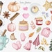 Cozy Winter Watercolor Clipart Bundle Autumn Hygge Clipart - Etsy