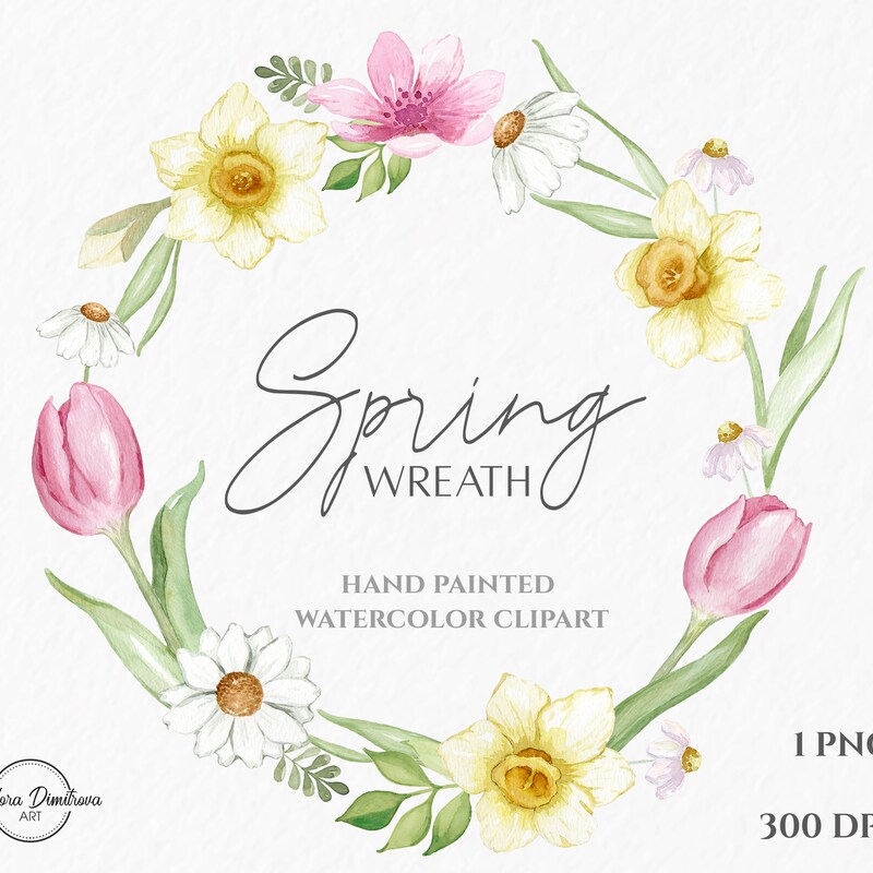 Spring Wreath - Etsy