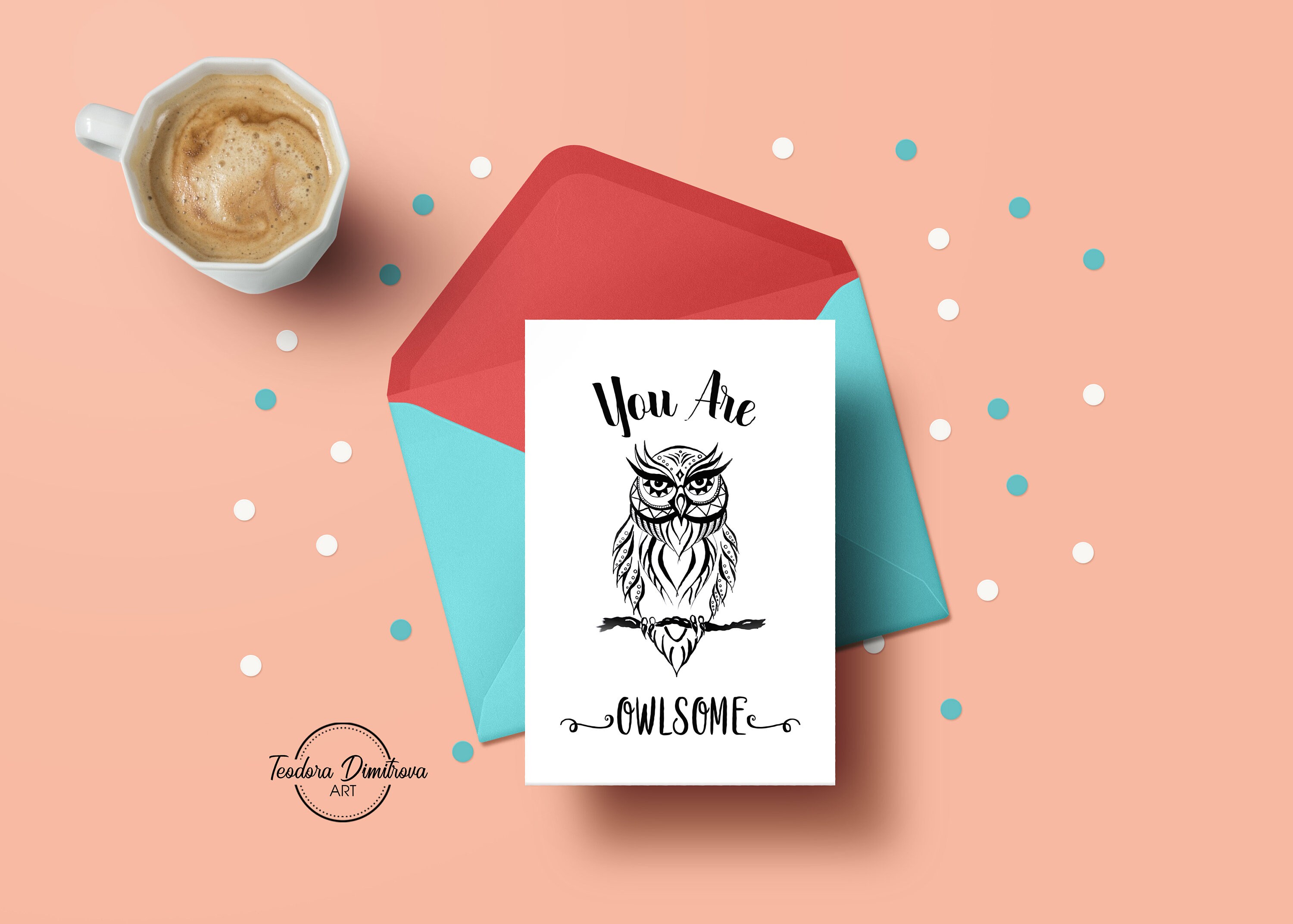 Printable Cards 'YOU ARE OWLSOME' Card for Him/ Her | Etsy