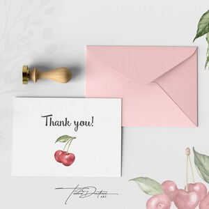 Hand Painted Cherry Watercolor Clipart Set | Hand Drawn Watercolor ...