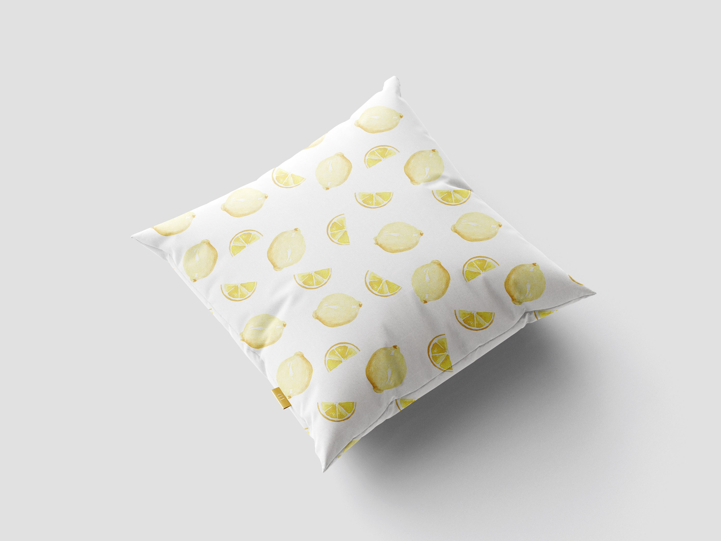 Watercolor Lemon Digital Paper Lemons Seamless Pattern Digital Download ...