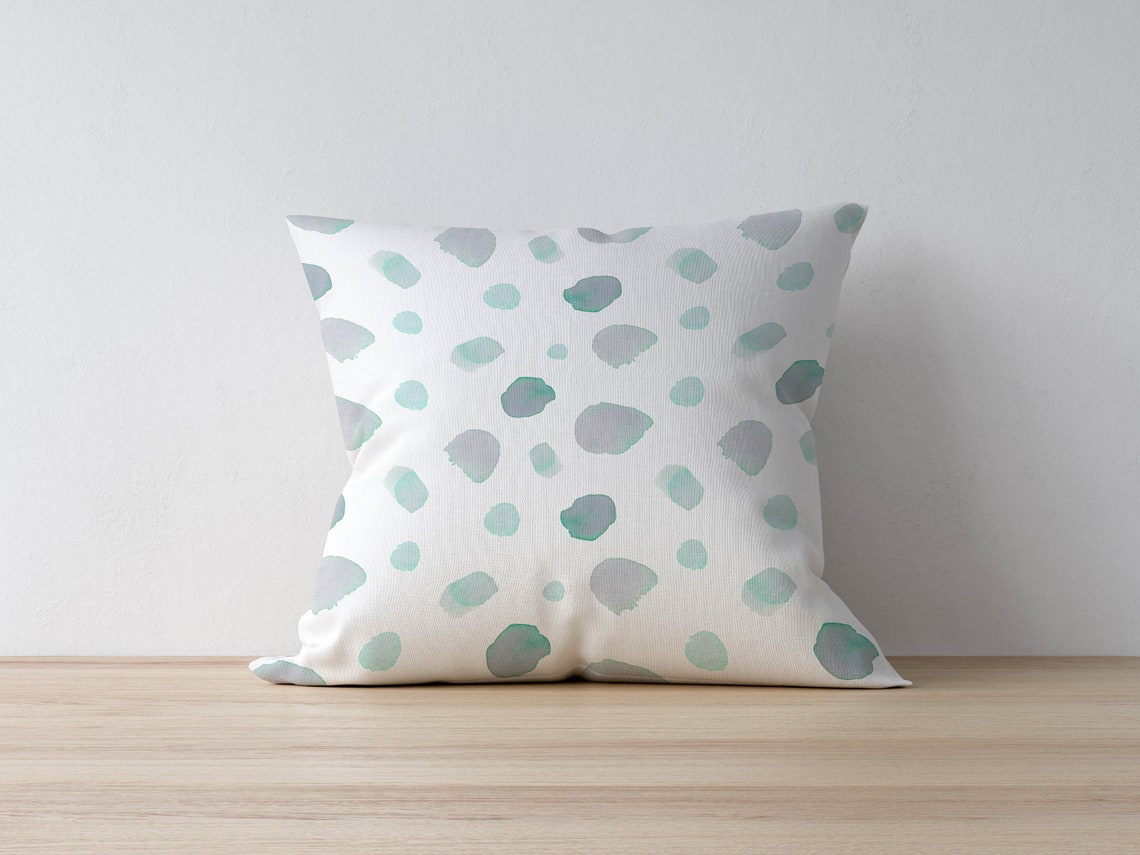 Abstract Watercolor Digital Paper Turquoise Watercolor Brush - Etsy