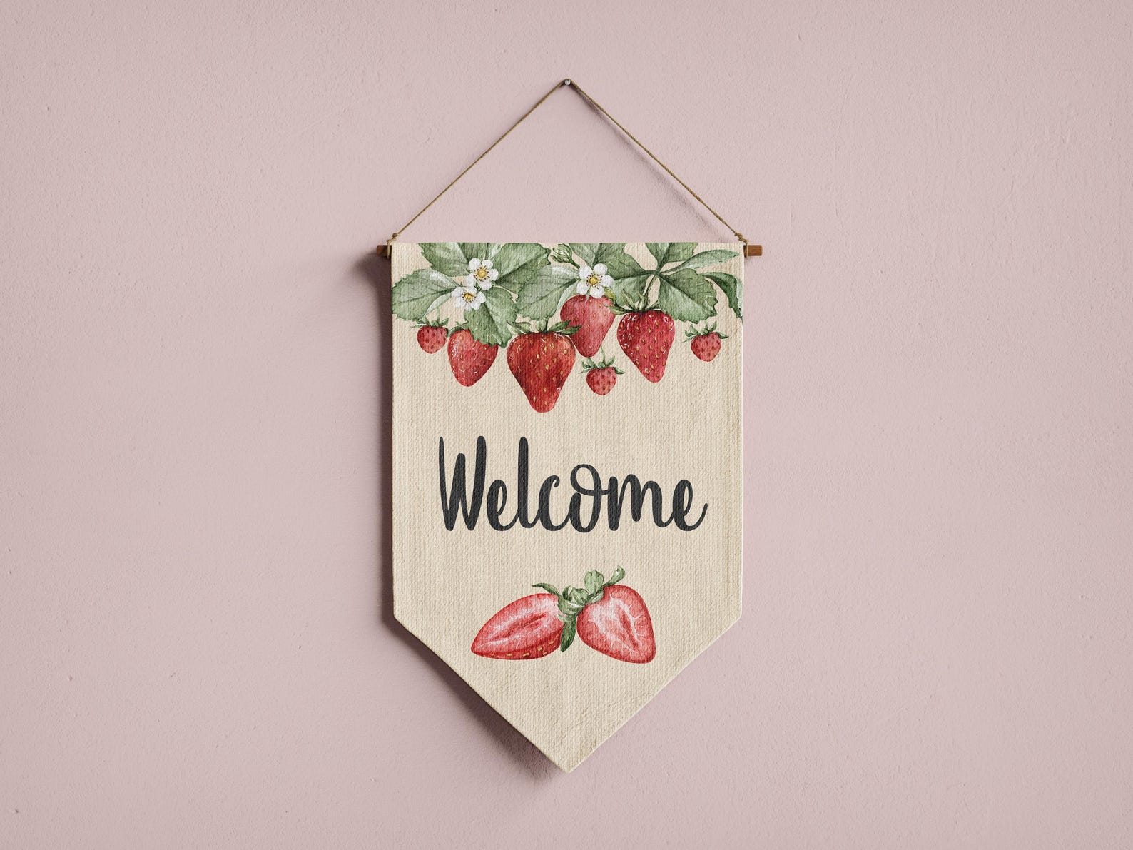 Strawberry Watercolor Clipart Set Hand Painted Watercolor Strawberry ...