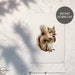 Watercolor Squirrel Clipart | Hand Painted Forest Animal Illustration ...