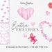 Watercolor Valentine's Day Clipart Bundle | Cute Hand Painted Love PNG ...