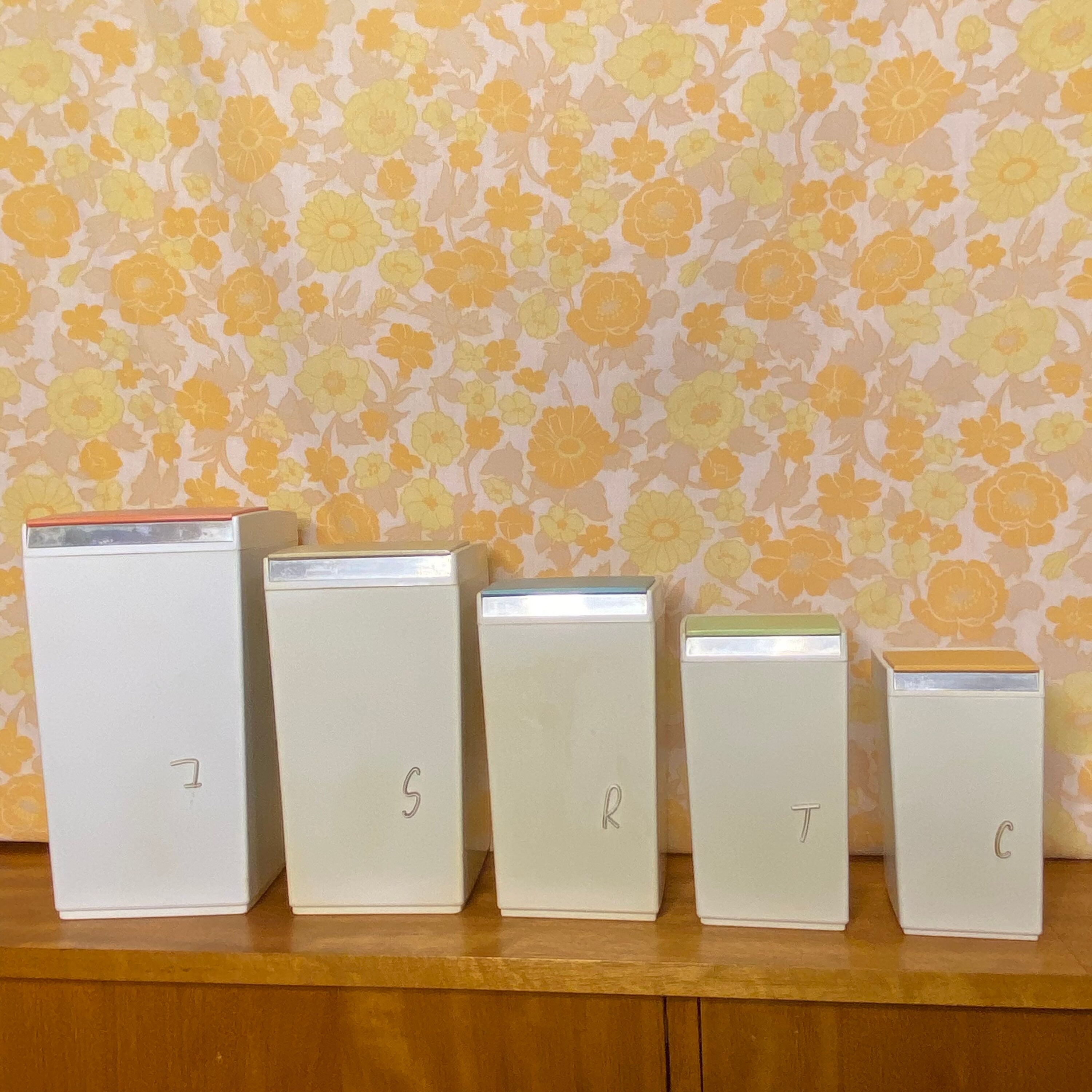 Nally Ware Harlequin Canister Set - Etsy