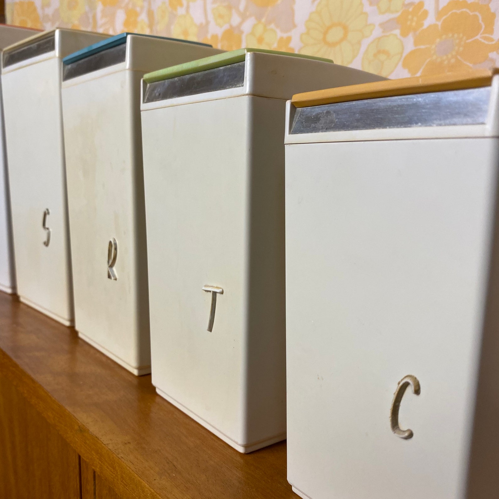 Nally Ware Harlequin Canister Set - Etsy