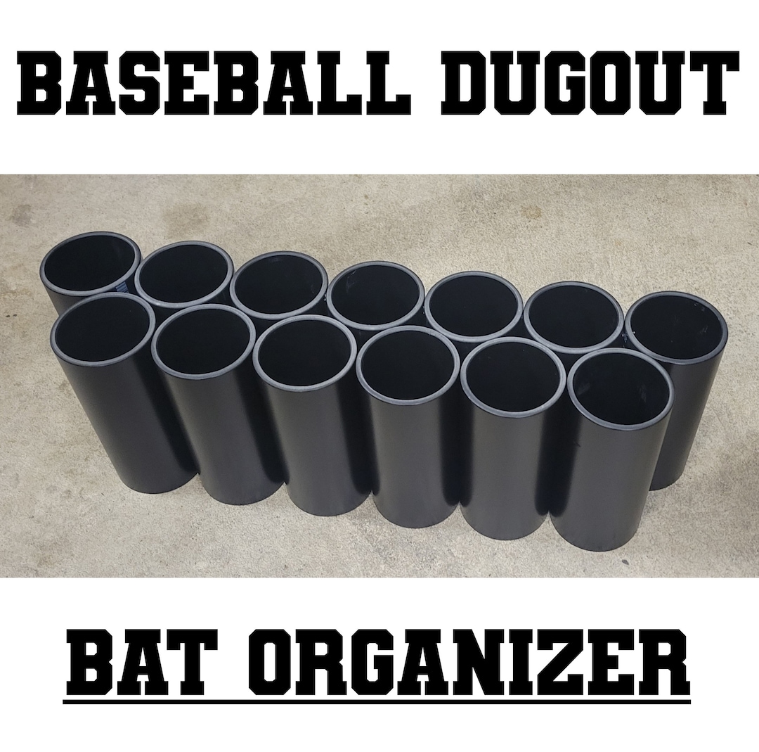 Batstow Dugout: No-assembly Baseball & Softball Bat Stand – Stow, Go ...