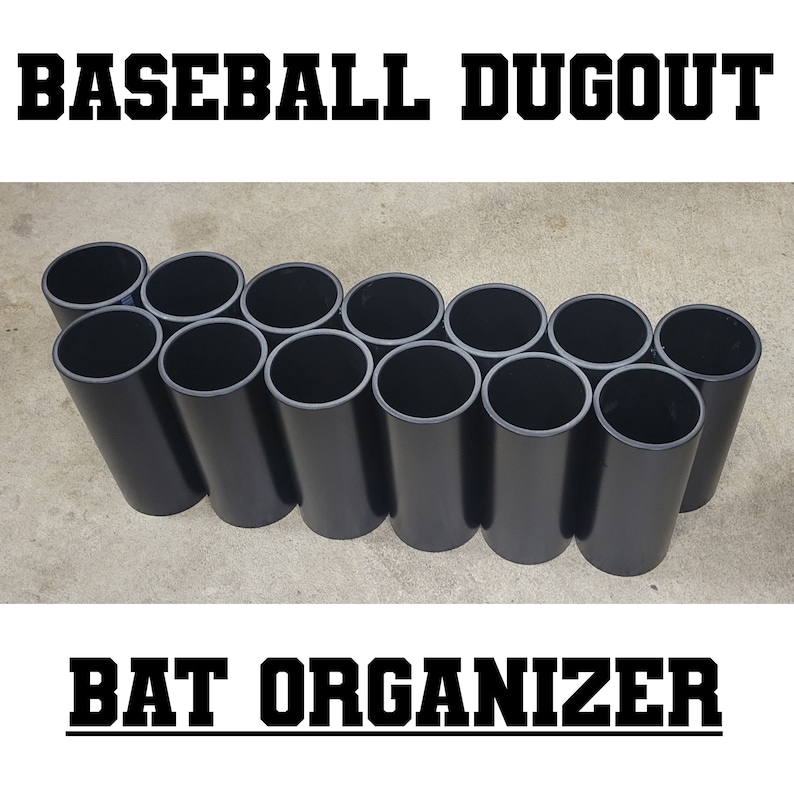 Batstow Dugout: No-assembly Baseball & Softball Bat Stand – Stow, Go ...