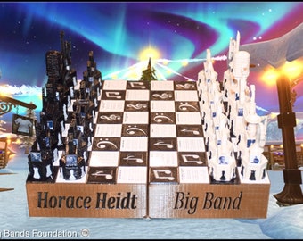 3D Printed Music Themed Chess Set - Etsy