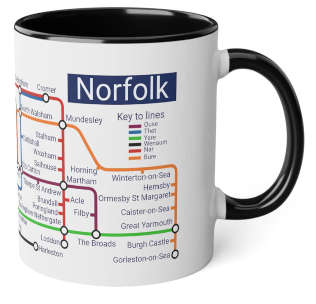 Norfolk Metro Mug,norfolk Gifts, Norfolk Gifts,norfolk Souvenir ...