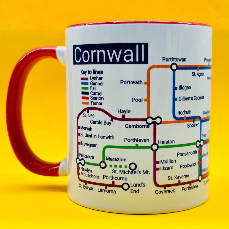 Ceramic Mug Cornwall - Etsy
