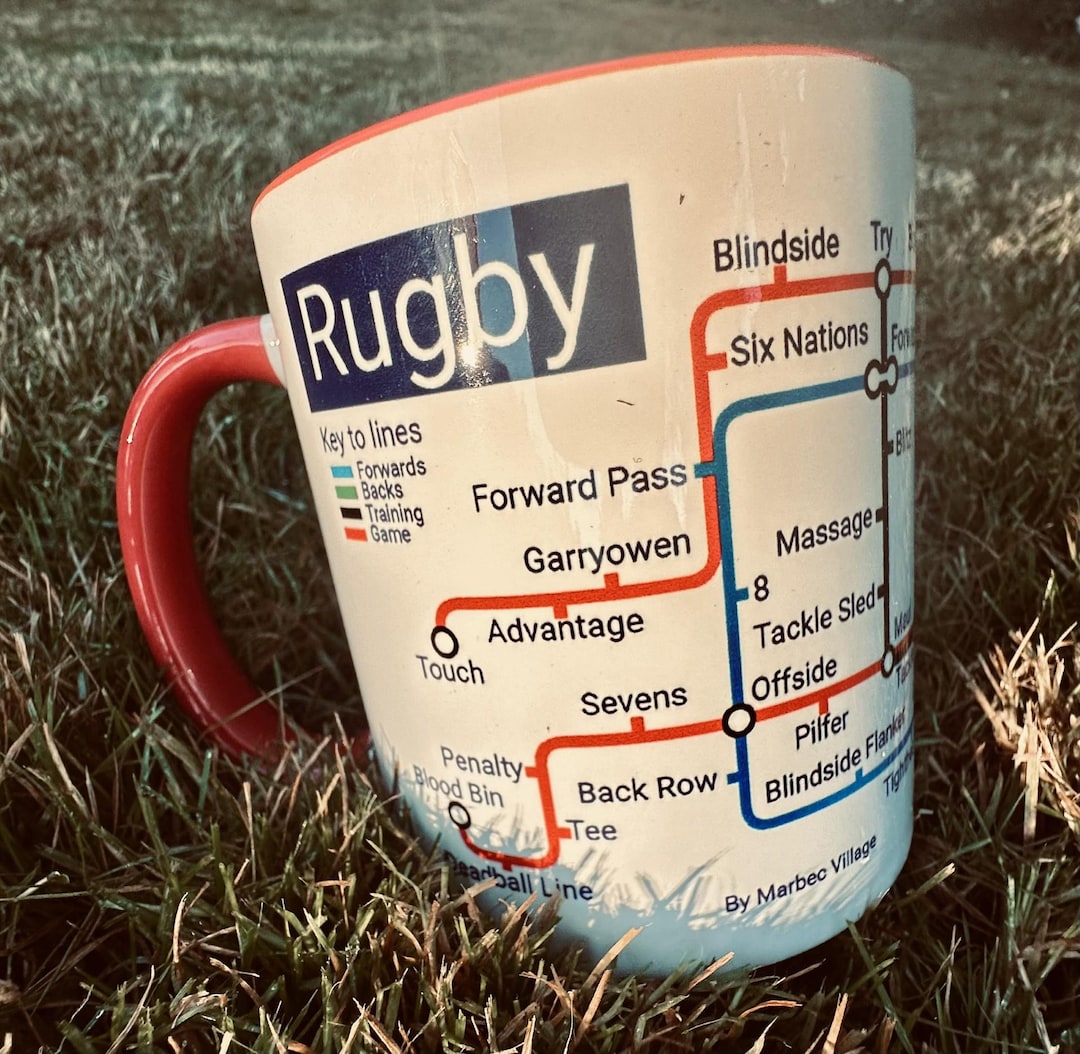 Rugby (game) Metro Mug - Perfect for All Rugby Fans! Perfect for the ...