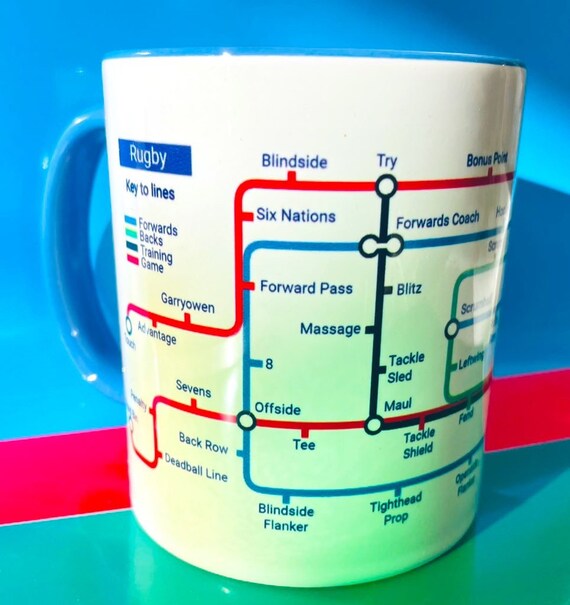 Rugby game Metro Mug Perfect for All Rugby Fans - Etsy UK