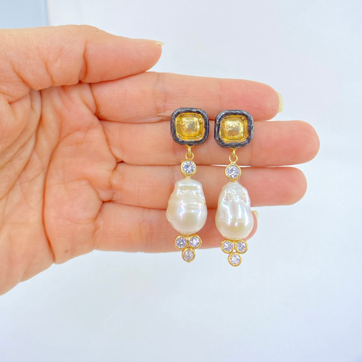 Handmade Pearl Earrings at Mary Sinclair blog