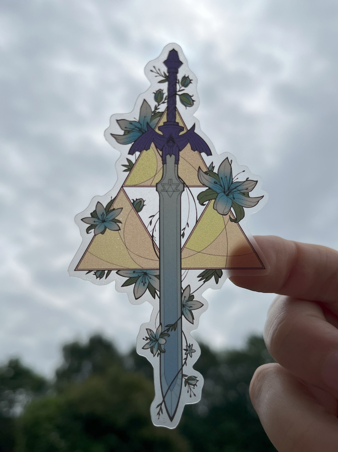 Sword of Golden Legends | Transparent Vinyl Sticker | 10cm X 5.5cm - Etsy