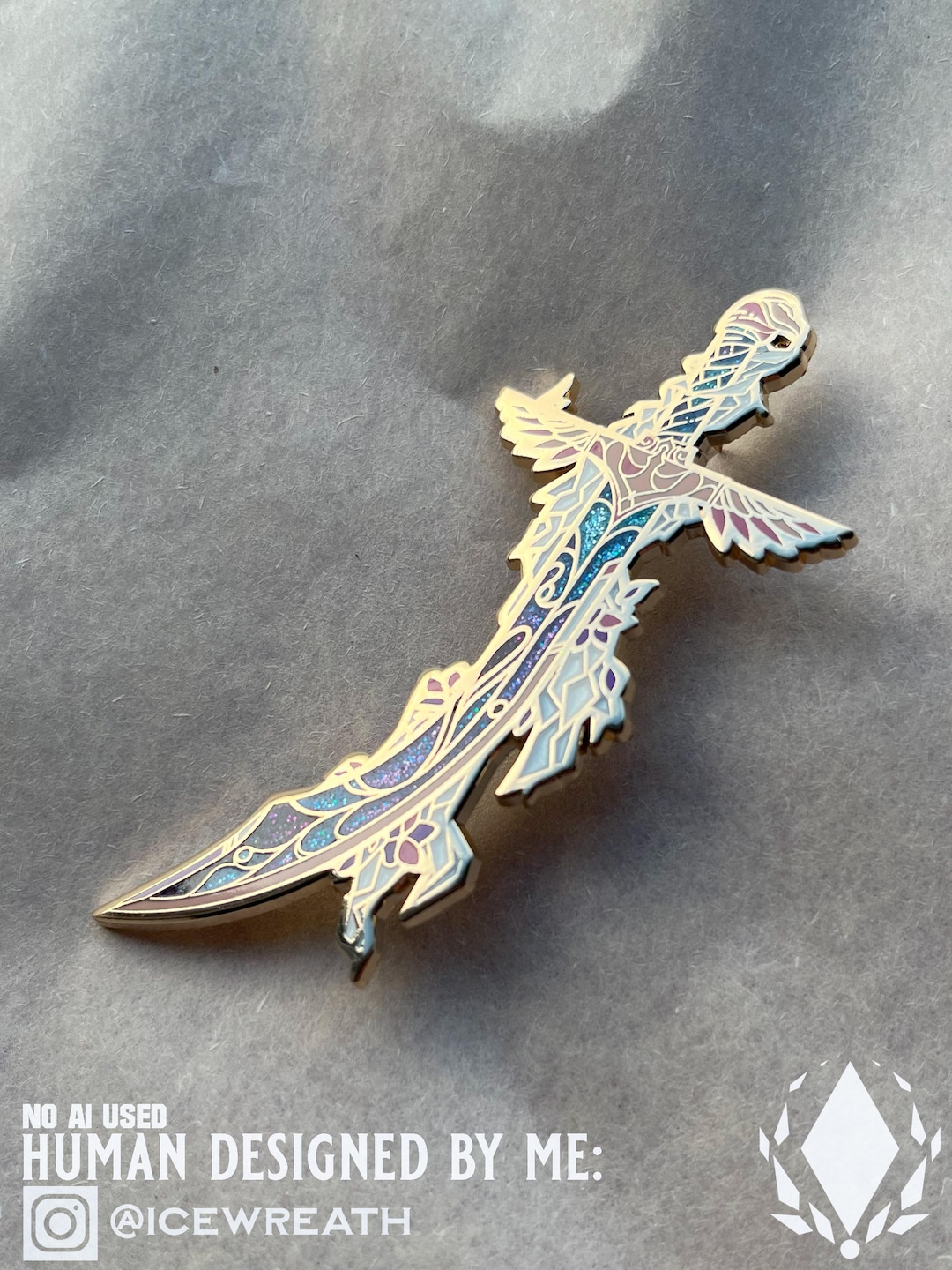 Air | Primordial Elements Series | 85mm Enamel Pin - Etsy