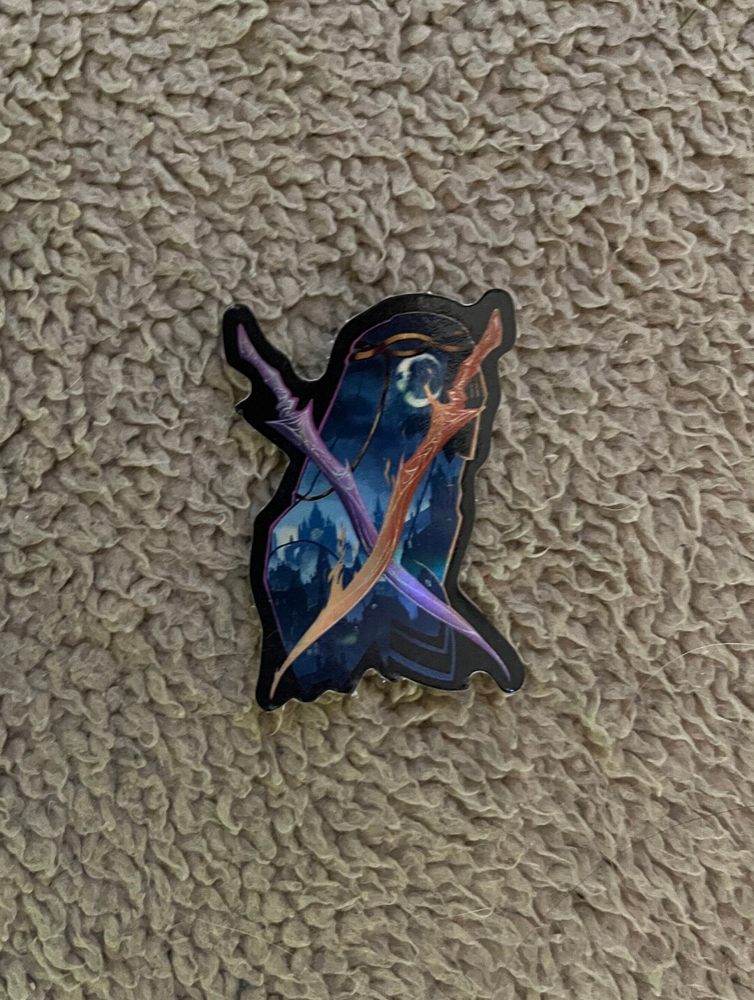 Curse of the Boreal Dancer | Holographic Sticker - Etsy