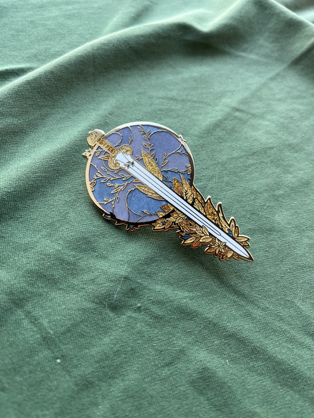 Sword of the Shieldmaiden | 80mm Enamel Pin - Etsy