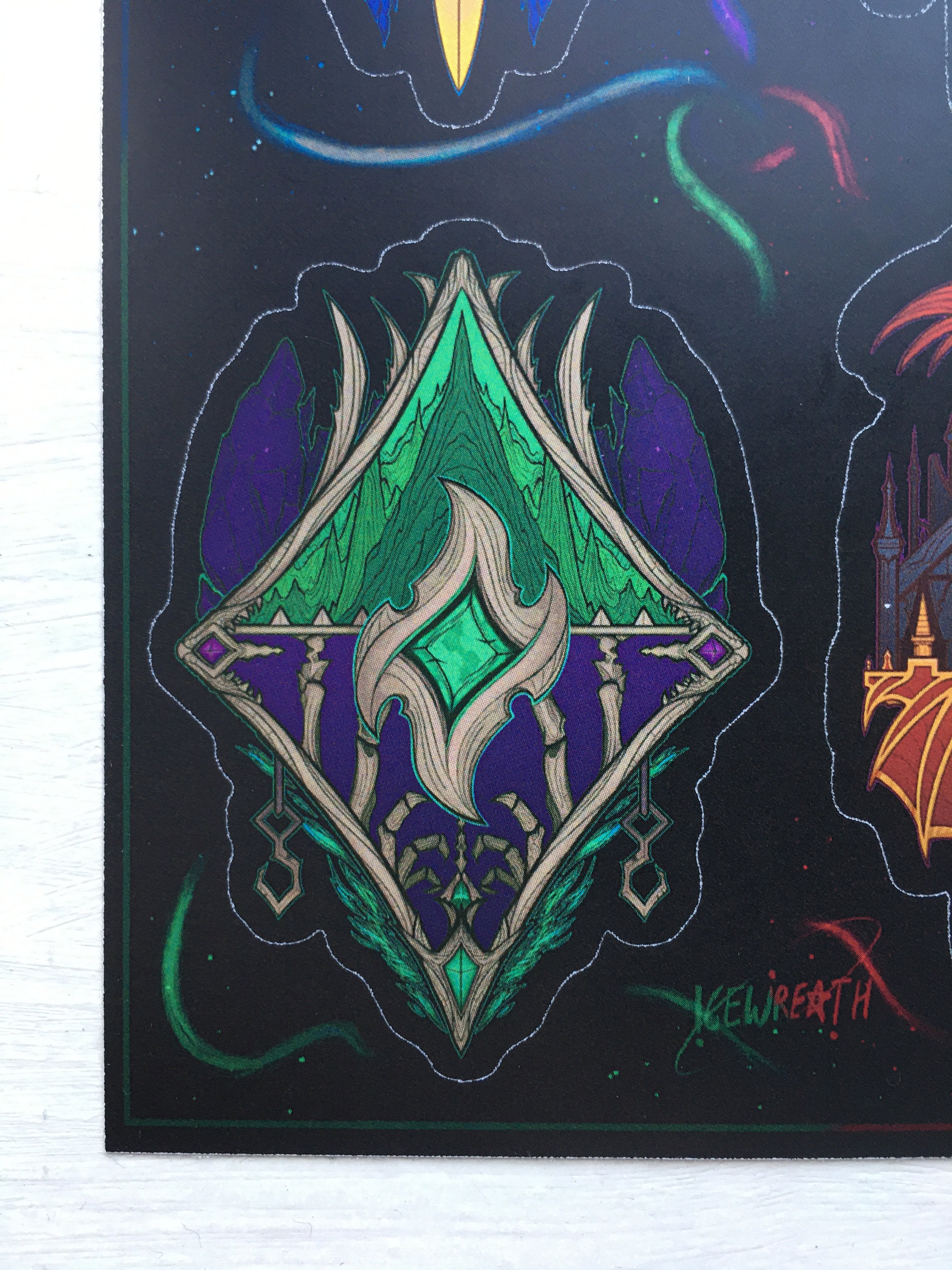 World of Warcraft Shadowlands Covenant Sticker Sheet: Kyrian / Night ...