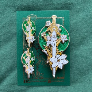 Petals on the Burial Mounds | Mini Variant | 40mm Enamel Pin - Etsy