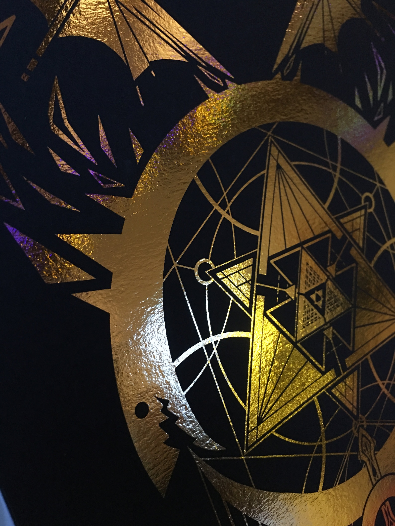 Gilded Snakes of Alchemy A4 Gold Foil Print - Etsy UK