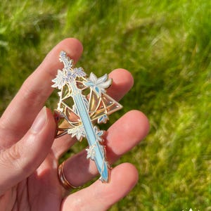 Sword of Golden Legends 80mm Enamel Pin - Etsy